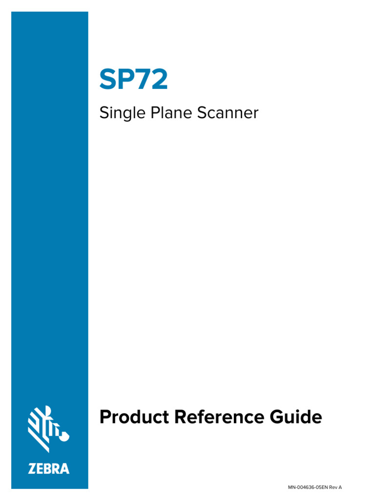 SP72 PRG en | PDF | Barcode | Image Scanner