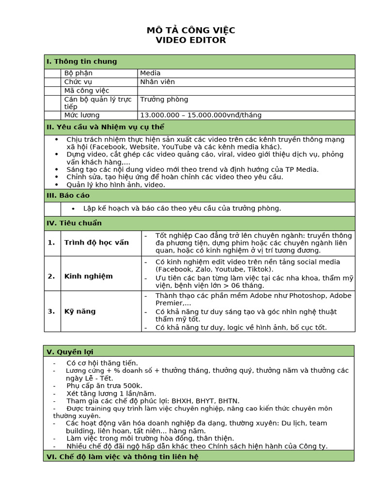 MTCV Video Editor | PDF