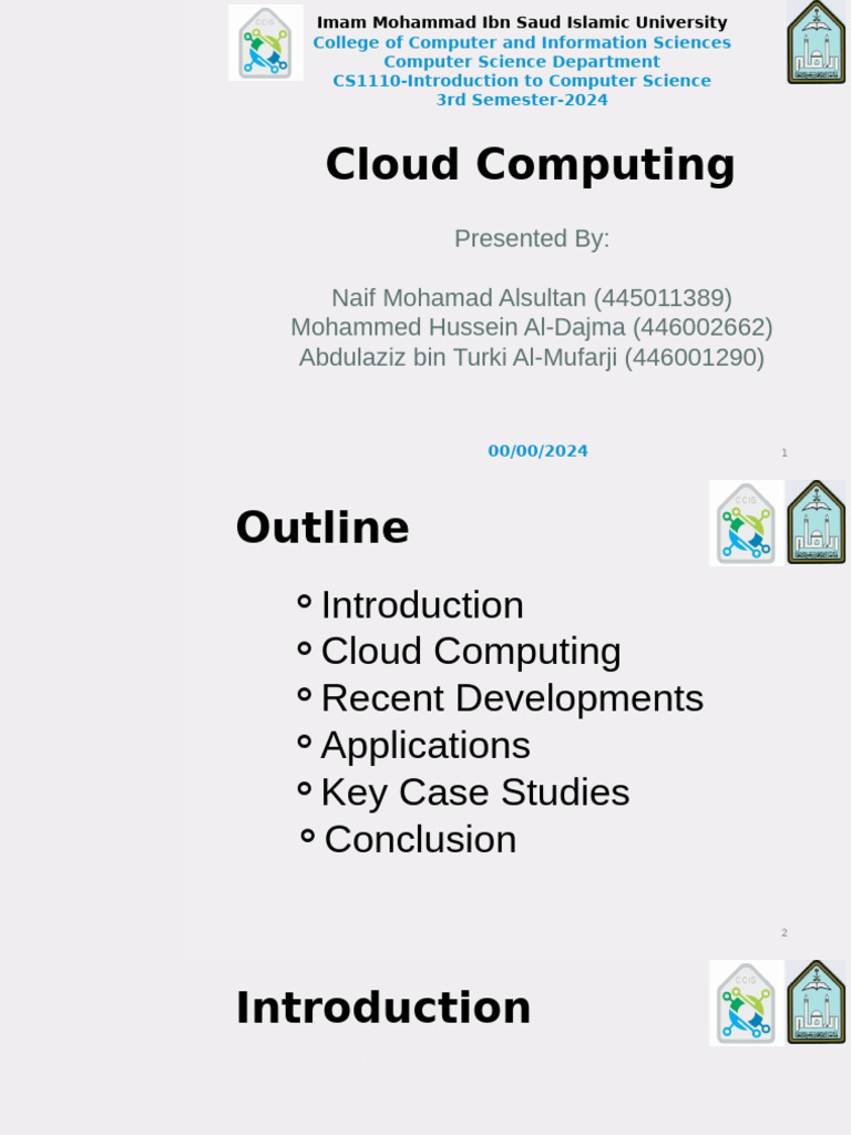 Overview of Cloud Computing Concepts | PDF