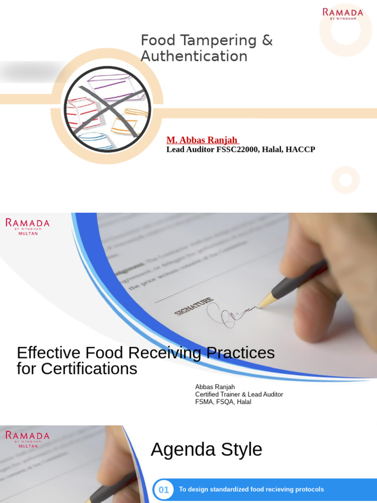 Food Tampering and Authentication | PDF | Food Safety | Food Industry