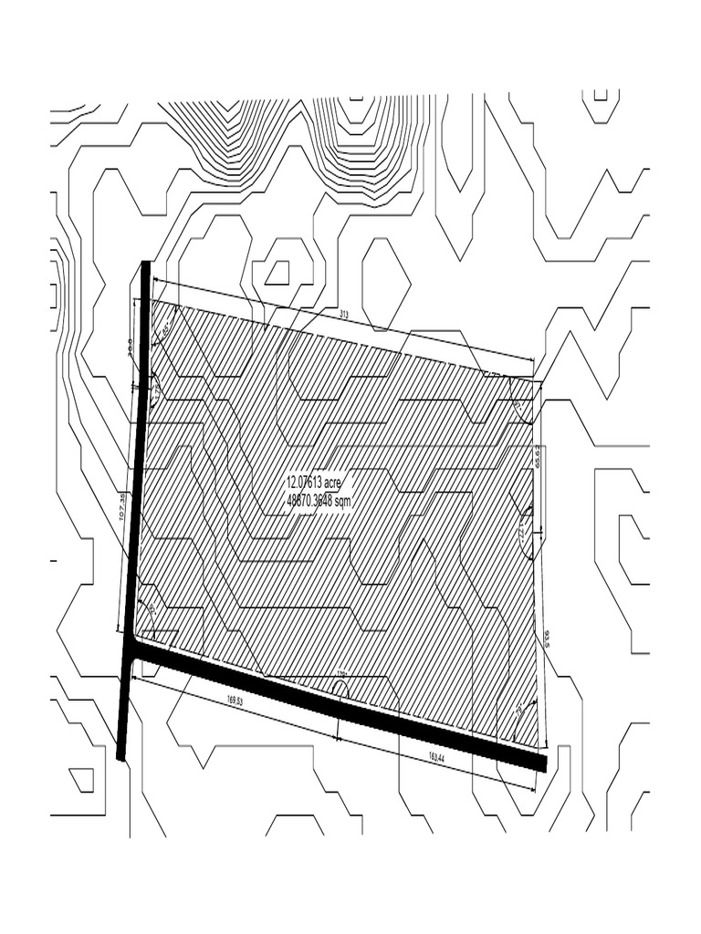 Site drawing-CONTOUR | PDF