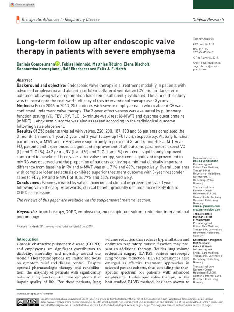 2_EMFISEMA | PDF | Chronic Obstructive Pulmonary Disease | Pulmonology