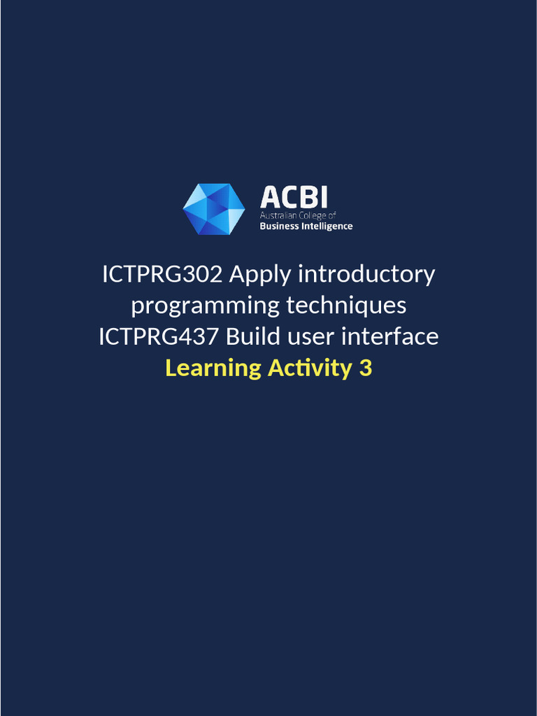 Franco Ferrer Dla 3 | PDF | Usability | Control Flow