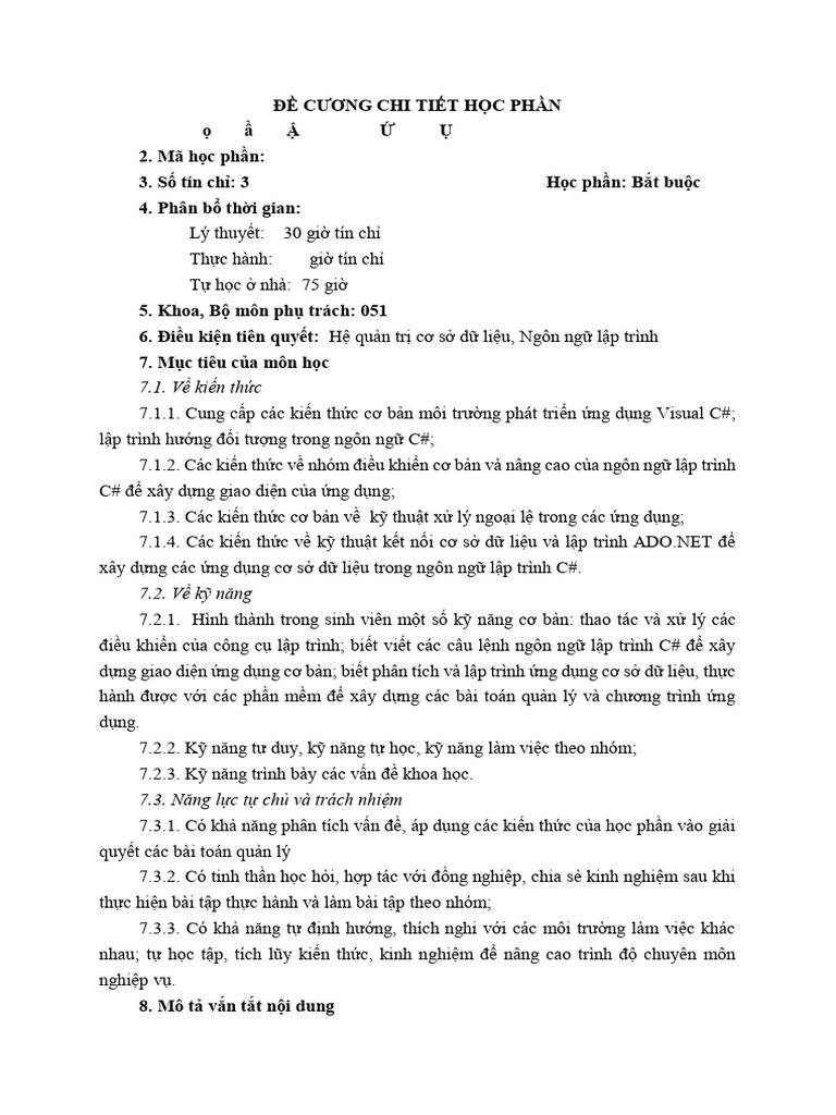 CTCT LapTrinhUngDung | PDF