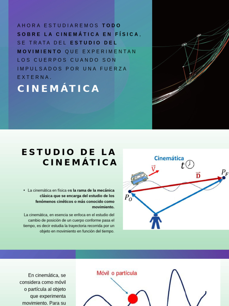 Introducción a la Cinemática en Física | PDF | Cinemática | Velocidad