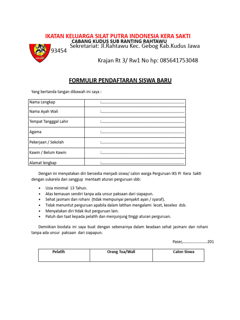 formulir-pendaftaran-siswa-baru_compress | PDF