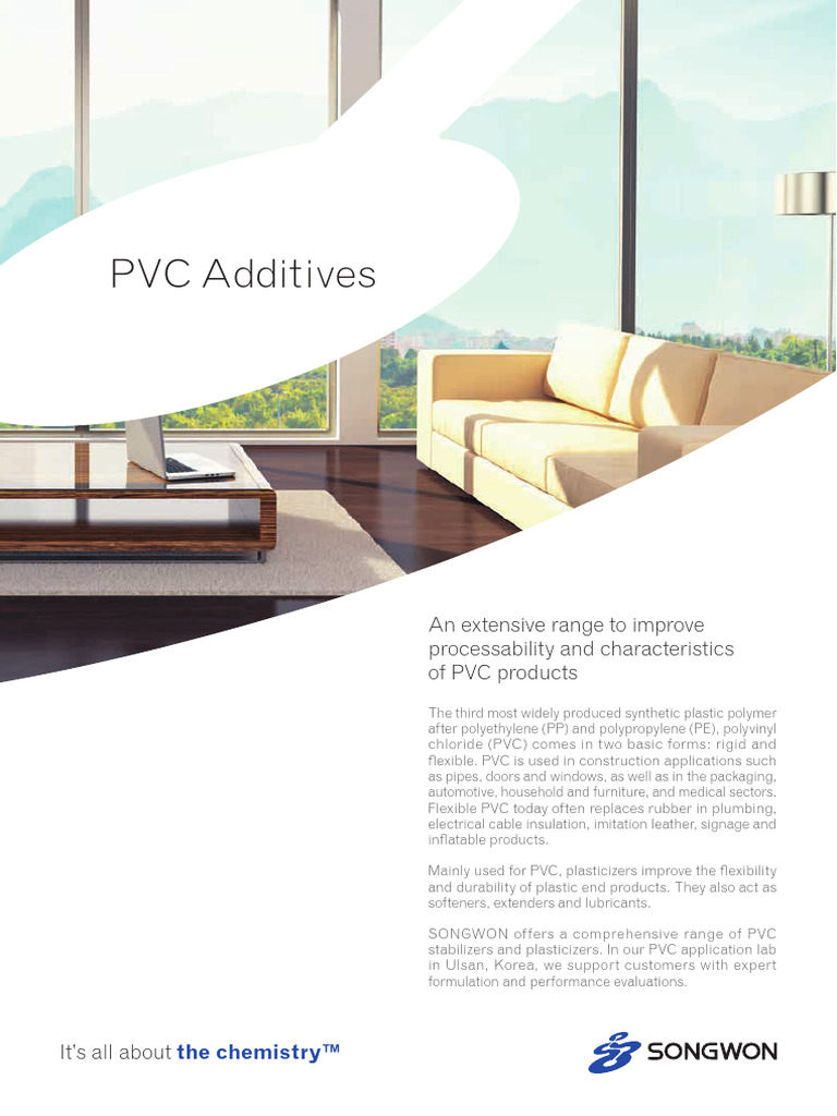 SONGWON Technical Sheet PVC-Additives V4 | PDF | Polyvinyl Chloride ...