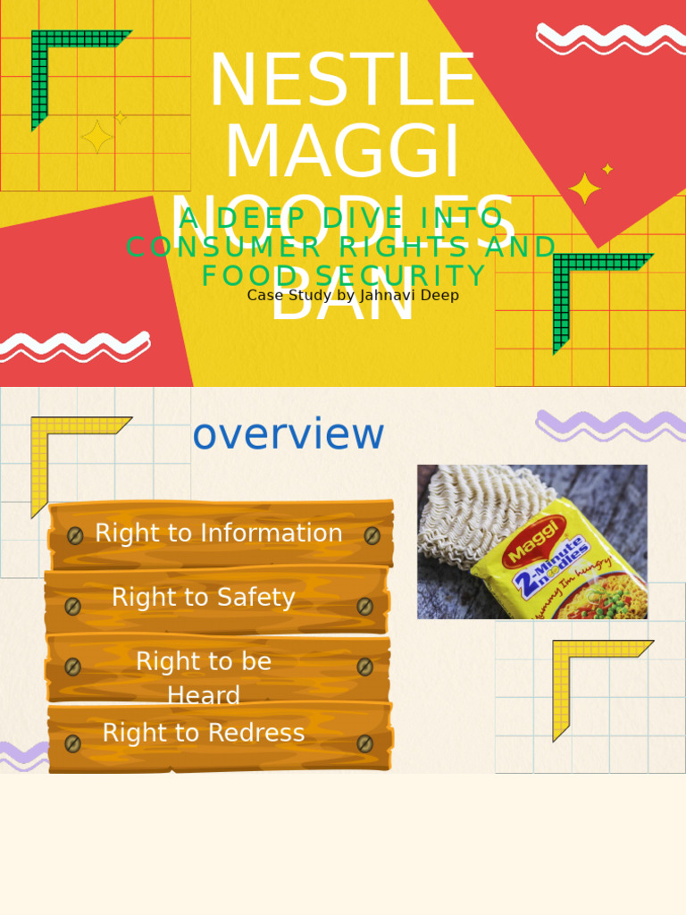 Nestle Maggi Noodles Ban | PDF