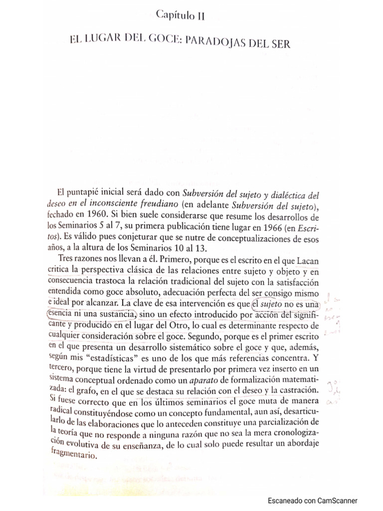 Muñoz P. - El Goce y Sus Laberintos | PDF