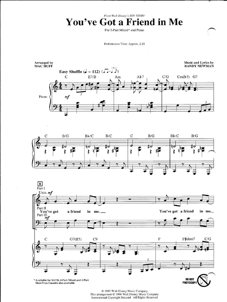 Youve Got A Friend in Me | PDF