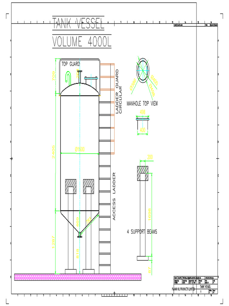 Tank Vessel 4000L | PDF