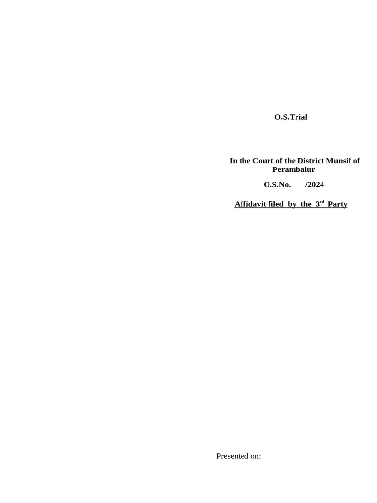 3rd Party Affi Docket | PDF