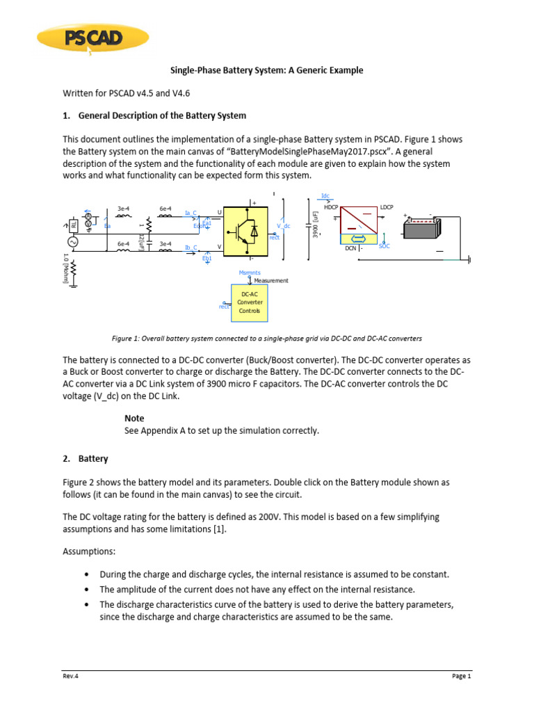 Single-Phase Battery System Overview | PDF | Power Inverter | Battery ...