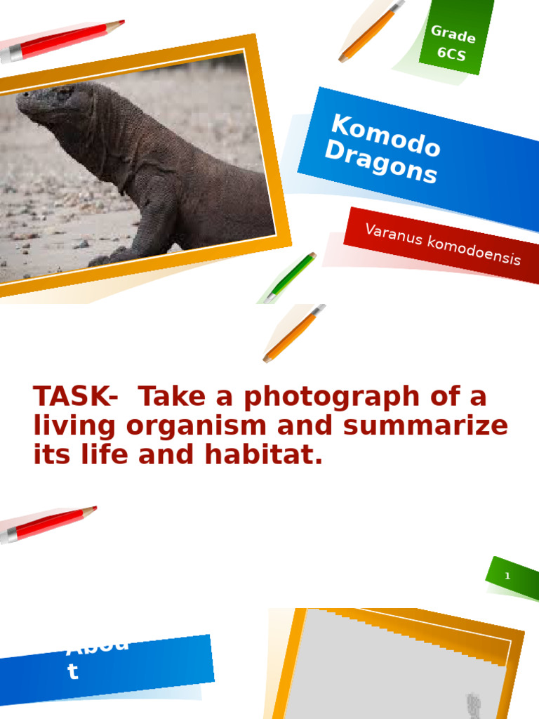 Komodo Dragons.holiday HW_ Very Informative . Good Work. Please Check One Blank 9th Slide in ...