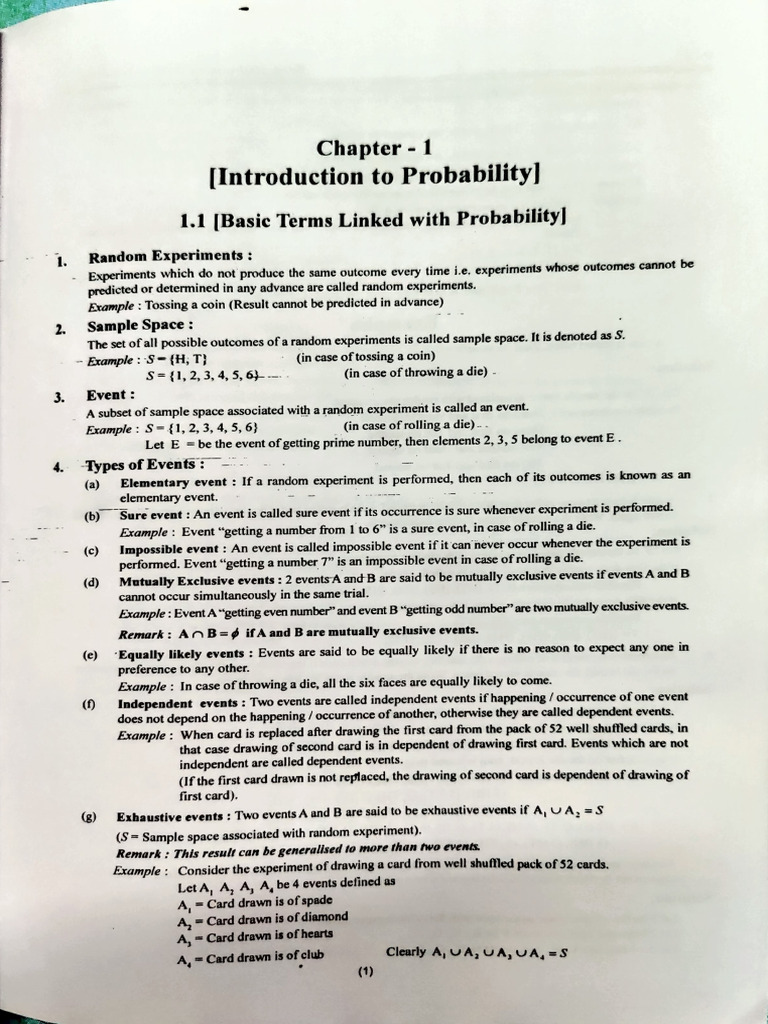 Probability - Intro (2) | PDF | Probability Theory | Probability And ... Probability - Intro (2) | PDF | Probability Theory | Probability And ...