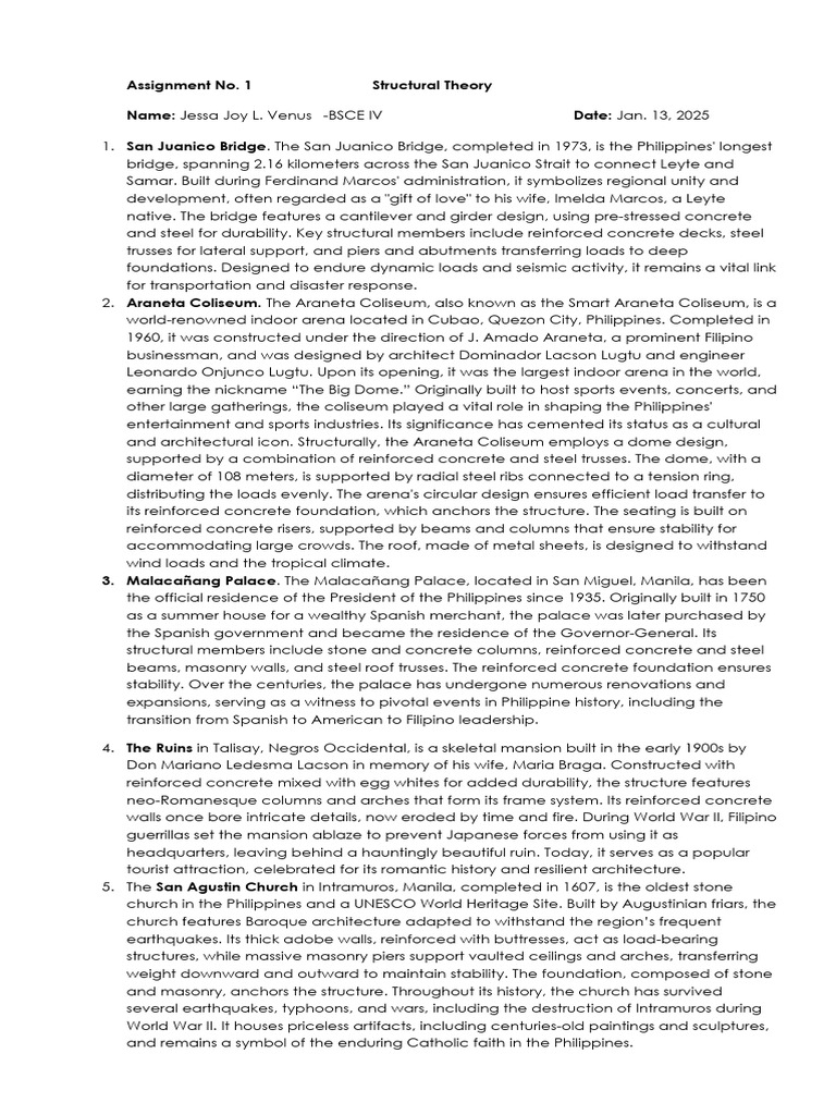 ST Assignment 1 | PDF | Civil Engineering | Architectural Elements