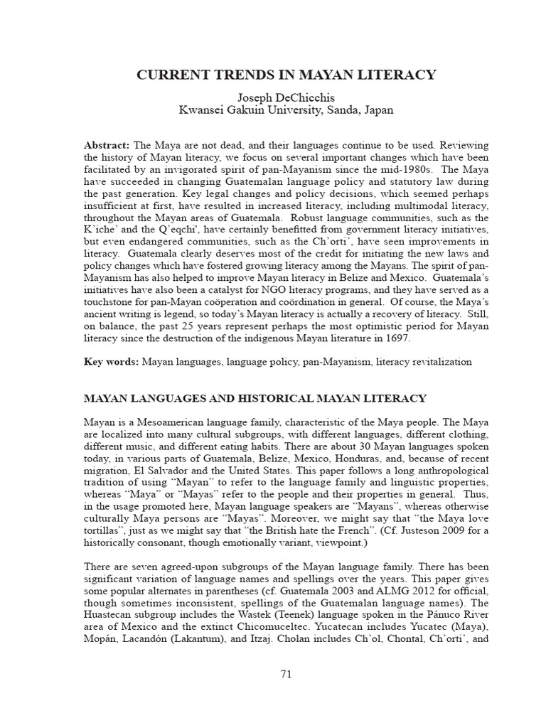 071 082 Joseph Dechicchis | PDF | Indigenous Peoples Of Central America ...