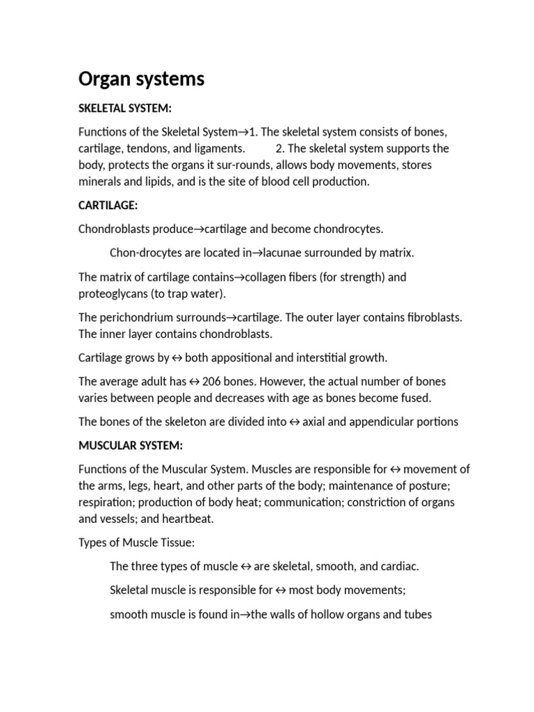 Organ systems | PDF | Autonomic Nervous System | Nervous System