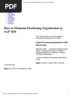 Create Purchasing Groups in SAP MM | PDF | Computing | Software