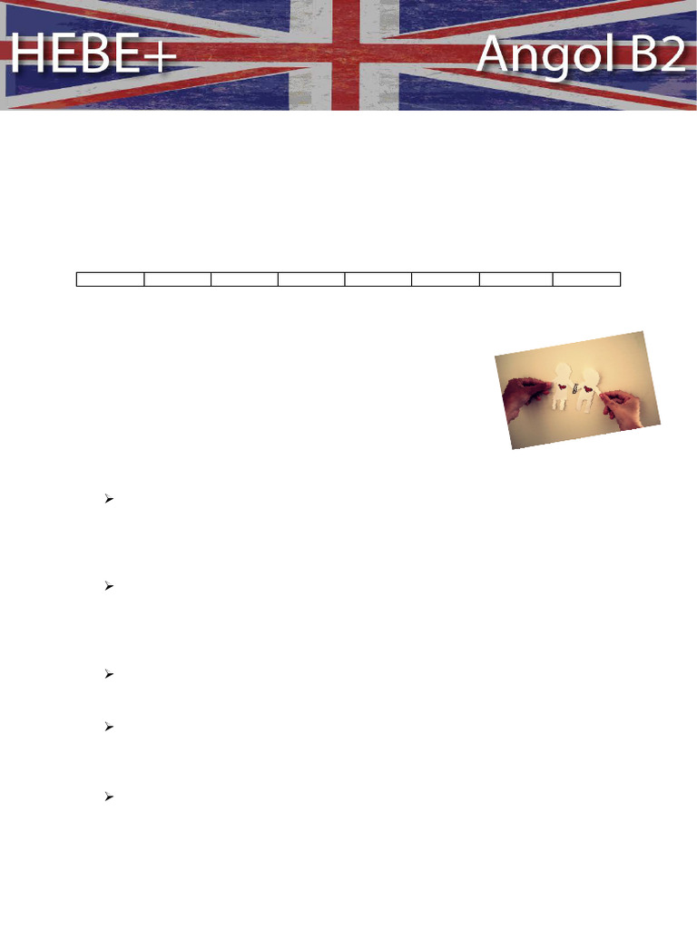 angol mintafeladat B2 | PDF