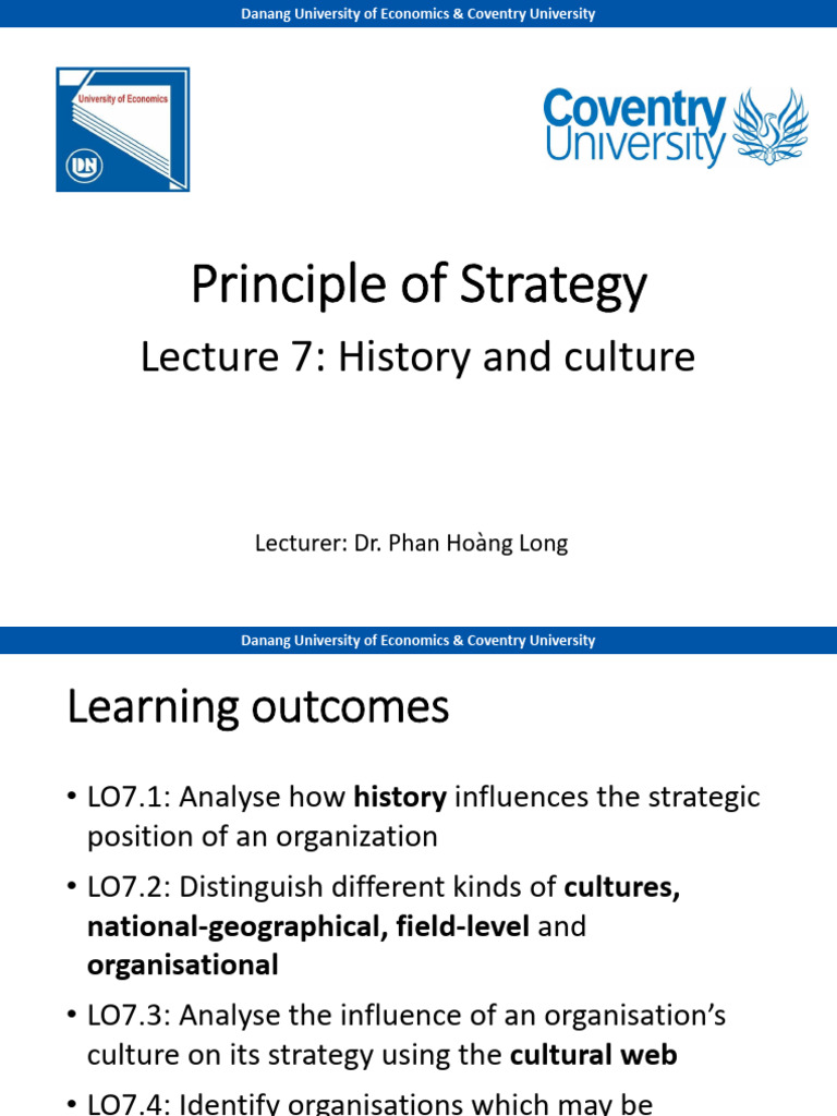 Slide 7 - History and Culture | PDF | Economics | Organizational Culture