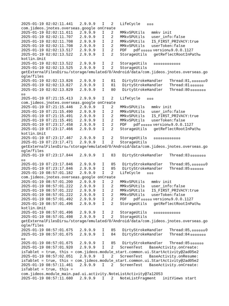 Developer Log Analysis | PDF | Computer Programming