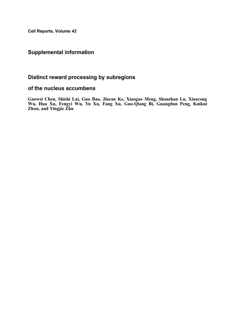 mmc1 | PDF | Neuroscience