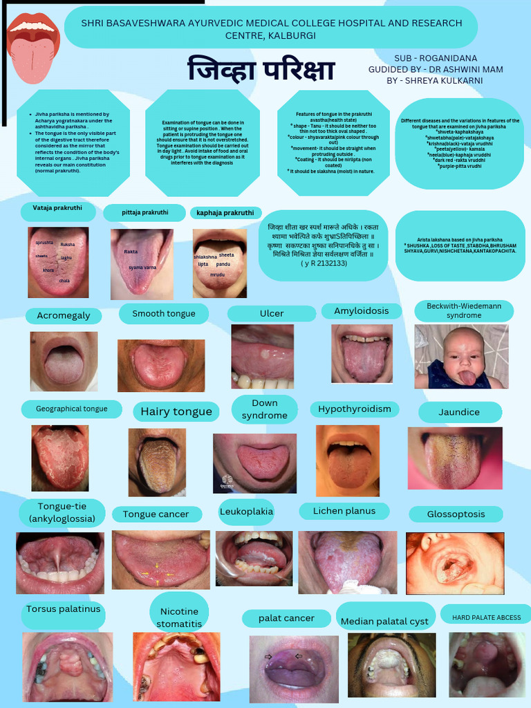 Jivha Pariksha - 20250115 - 225952 - 0000 | PDF | Tongue | Medical ...