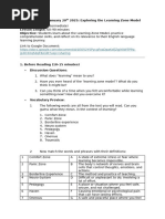 The Learning Zone Model | PDF | Learning | Mentorship