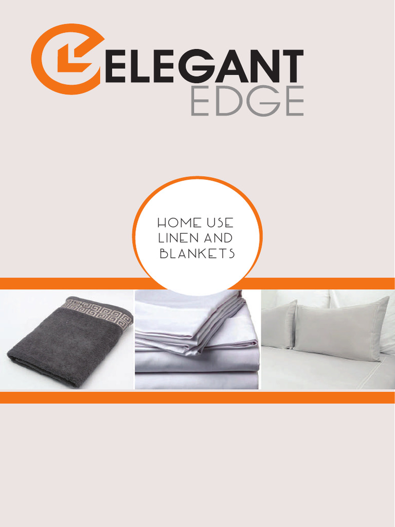Elegant Edge Bed Linen Overview | PDF | Furniture | Domestic Implements