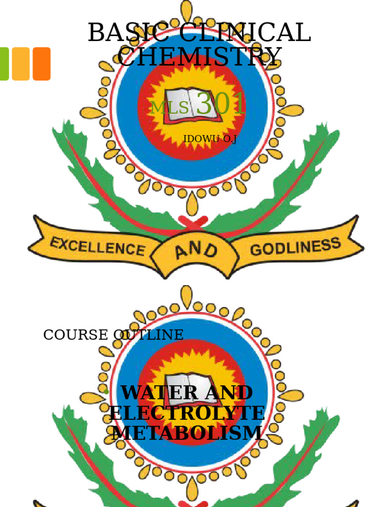 2.BASIC CLINICAL CHEMISTRY 301 Water and Electrolyte Metabolism A | PDF | Edema | Angiotensin