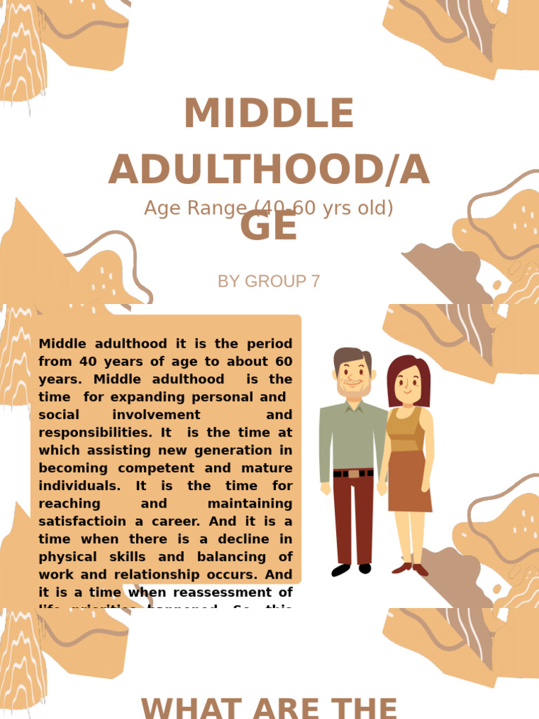 Middle Adulthood | PDF | Menopause | Hair Loss