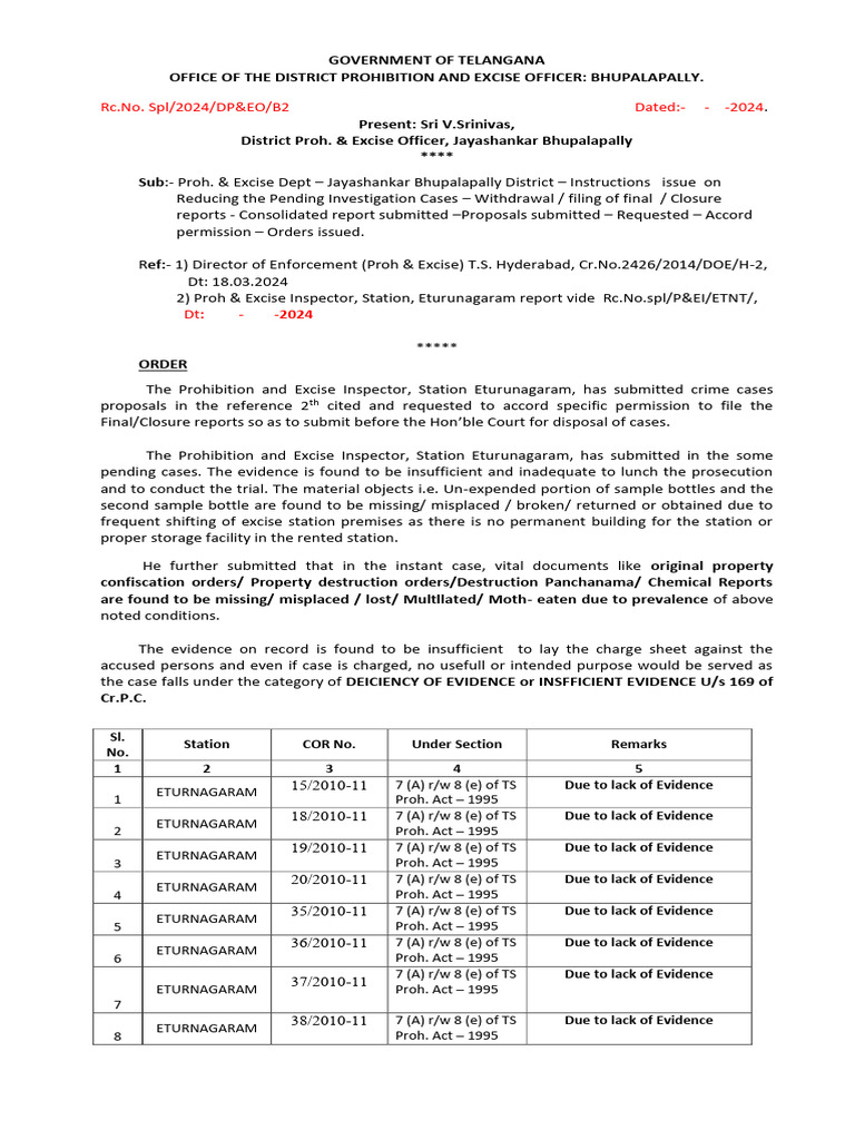 Final Report 2024 - EnTR DPEO Letter | PDF | Government | Criminal Justice
