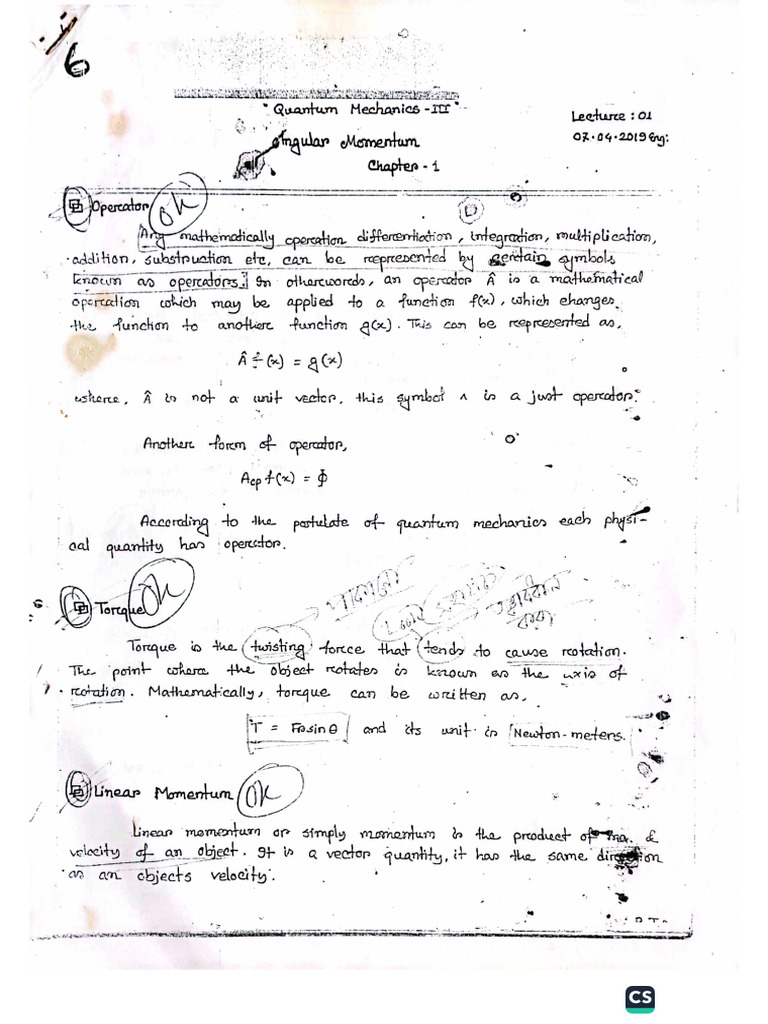 Quantum Mechanics 3 | PDF