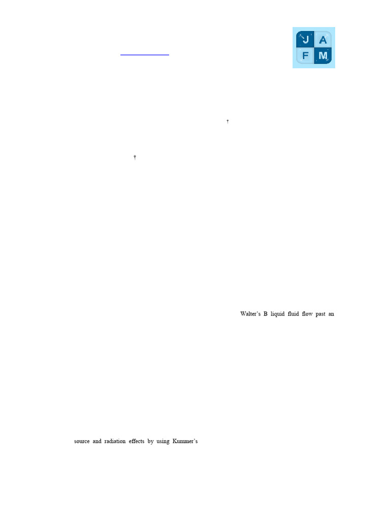 JAFM Volume 9 Issue 2 Pages 555-563 | PDF | Heat Transfer | Fluid Dynamics