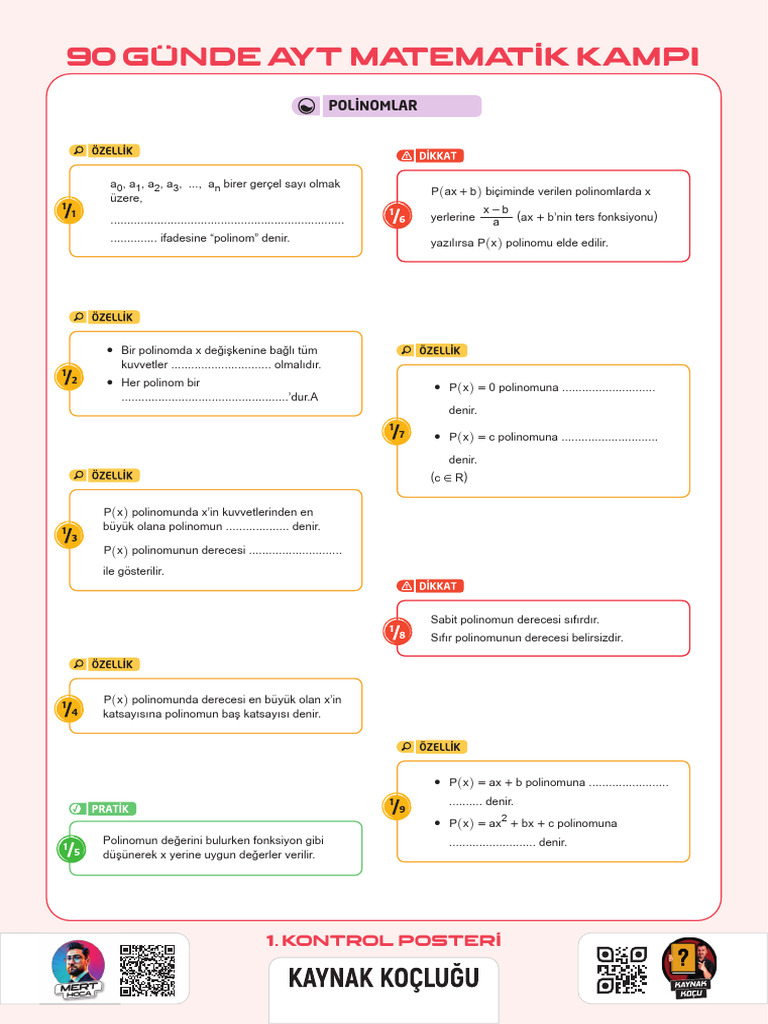 01•AYT Kontrol Posteri | PDF