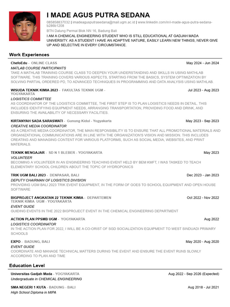 I Made Agus Putra Sedana. | PDF