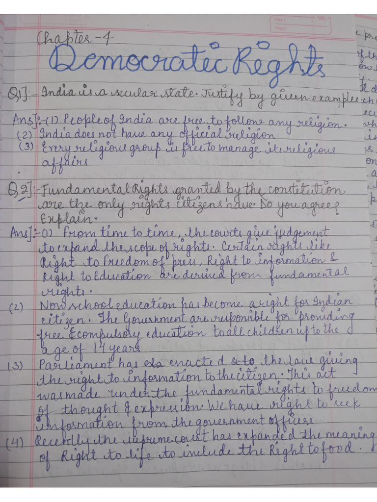 Democratic Rights | PDF