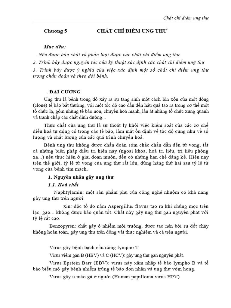 CHAT CHI DIEM UNG THU - CH-NH S-A | PDF