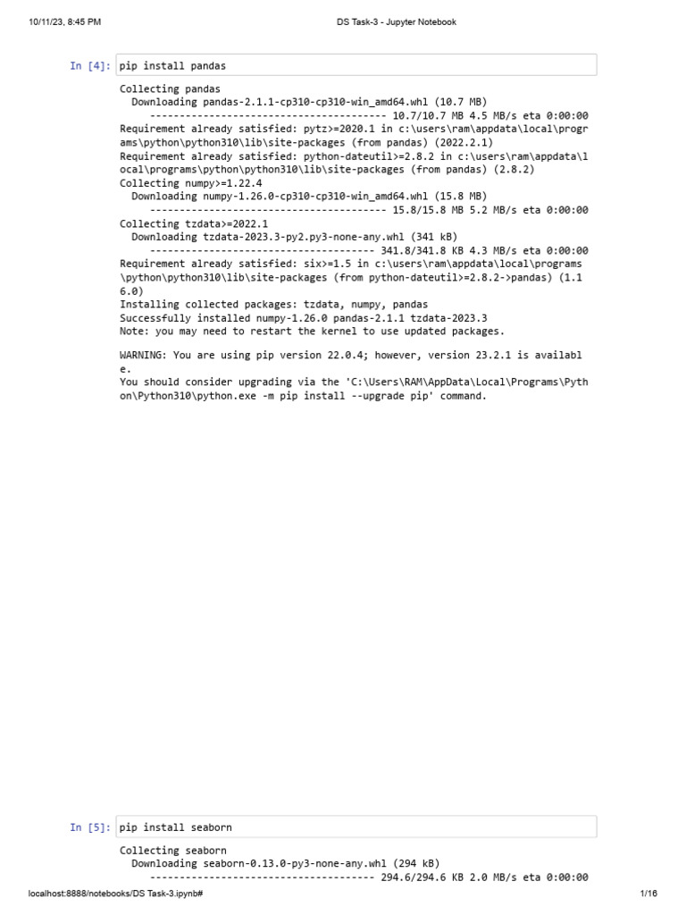 DS Task-3 - Jupyter Notebook | PDF | Computer Programming