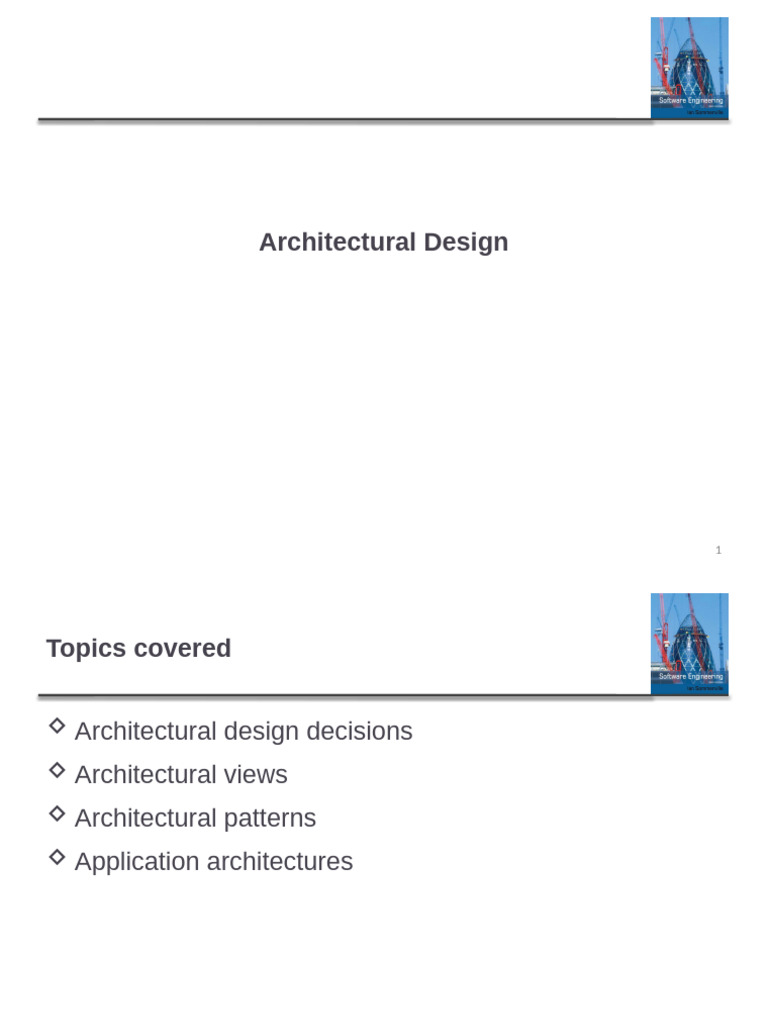 Architectural Design | PDF | Model–View–Controller | System