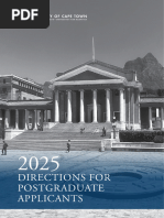 UCT 2026 Undergraduate Application Guide | PDF | Legal Guardian | Passport