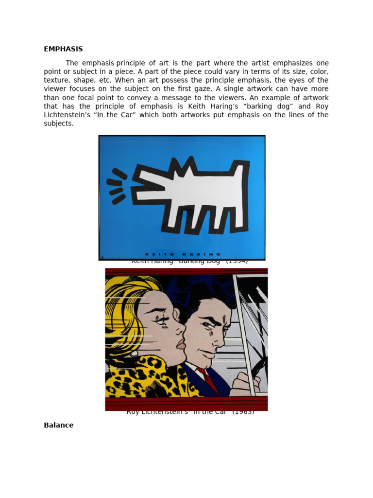 Principles of Art | PDF