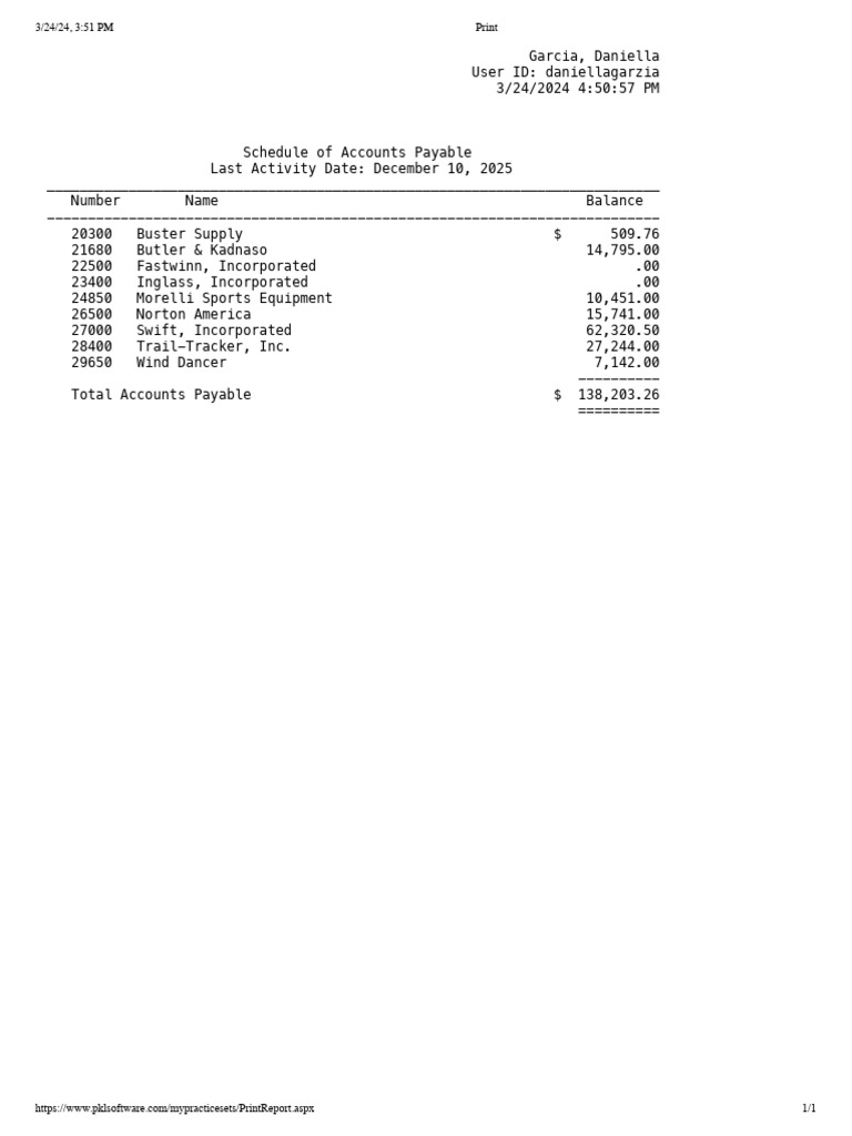 A:p Ledger Module 1 | PDF