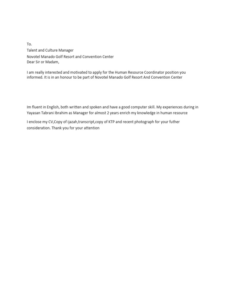 Muhammad Siraj - HR Coordinator | PDF