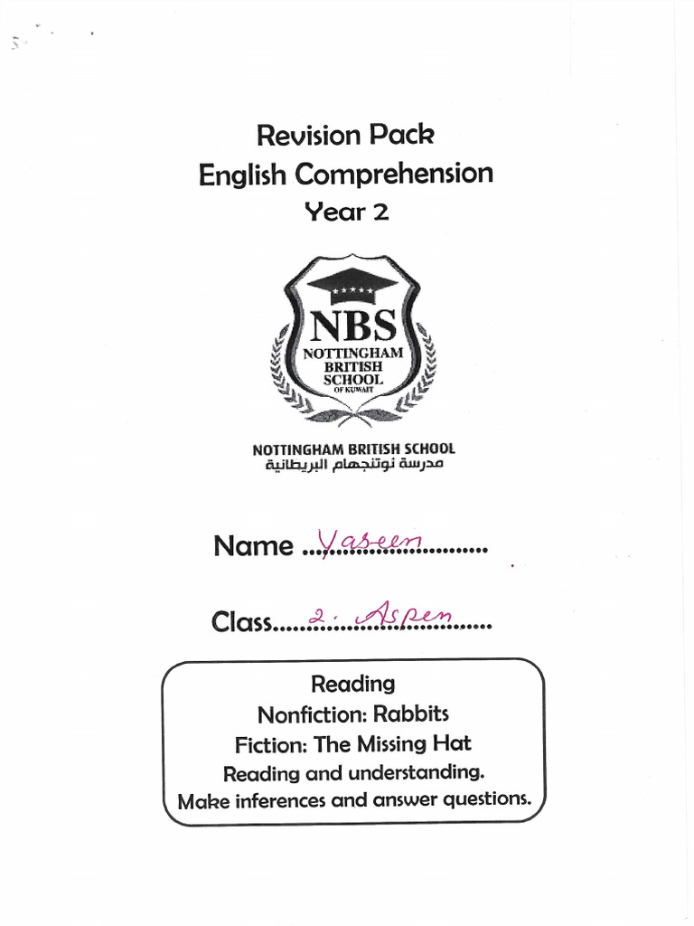 Reading Revision Pack | PDF