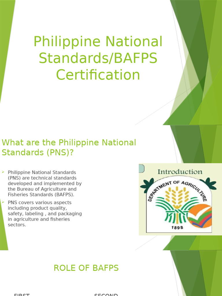 Philippine National Standards 1 | PDF | Regulatory Compliance | Organic ...
