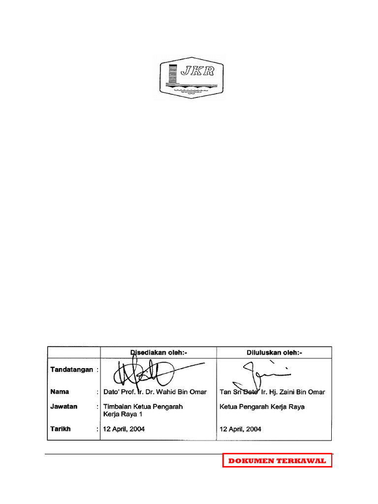 Prosedur Perolehan Kerja JKR - Pko.03 | PDF