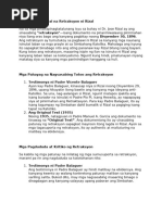 Ang Retraksyon Ni Rizal | PDF