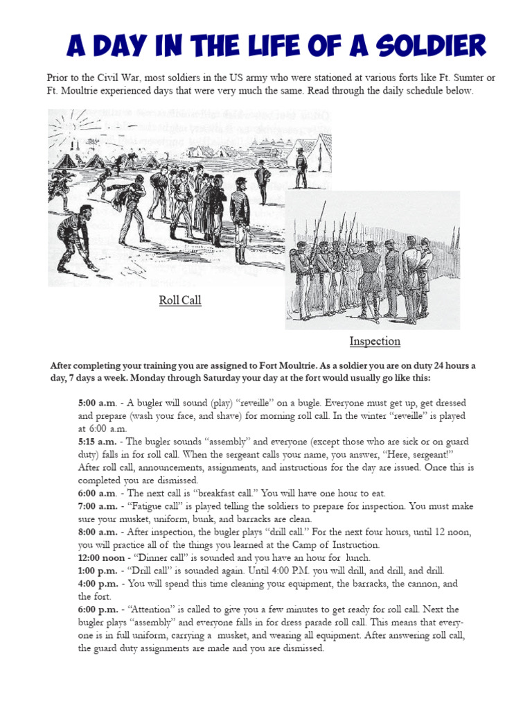 02_-_A_Soldiers_Life_Schedule | PDF